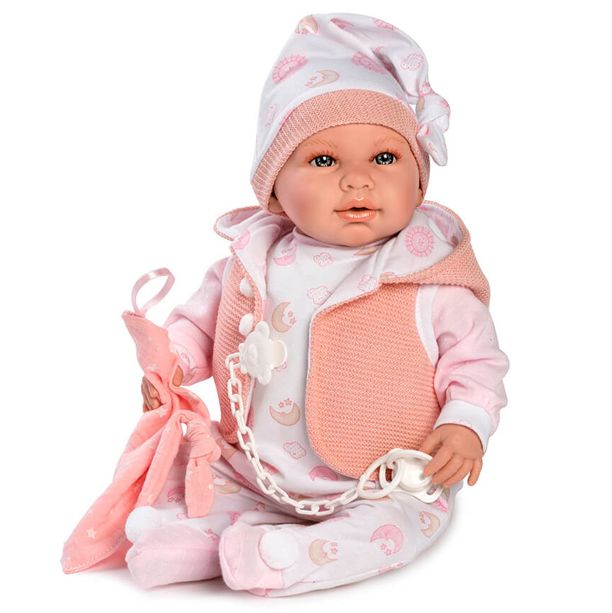 Lalka hiszpańska bobas z akcesoriami DANIELA 42 cm - BERBESSA